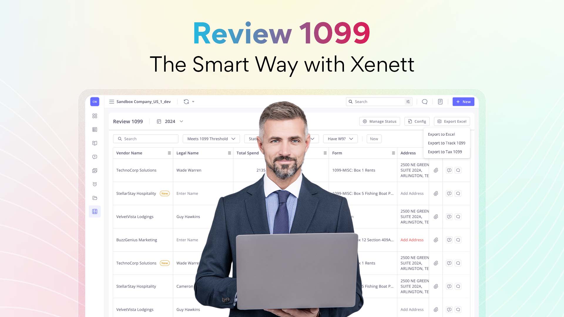 Review 1099 the smart way with Xenett | Xenett